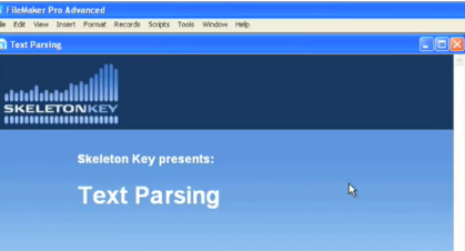 Text Parsing in FileMaker : Live Demo - Example 1 - YouTube - FileMakerProGurus