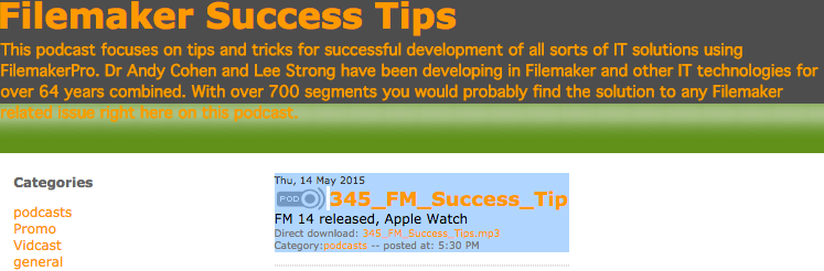 Filemaker Success Tips 345