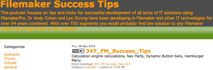 Filemaker Success Tips 347