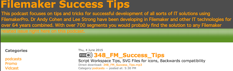 Filemaker Success Tips 348 - FileMakerProGurus