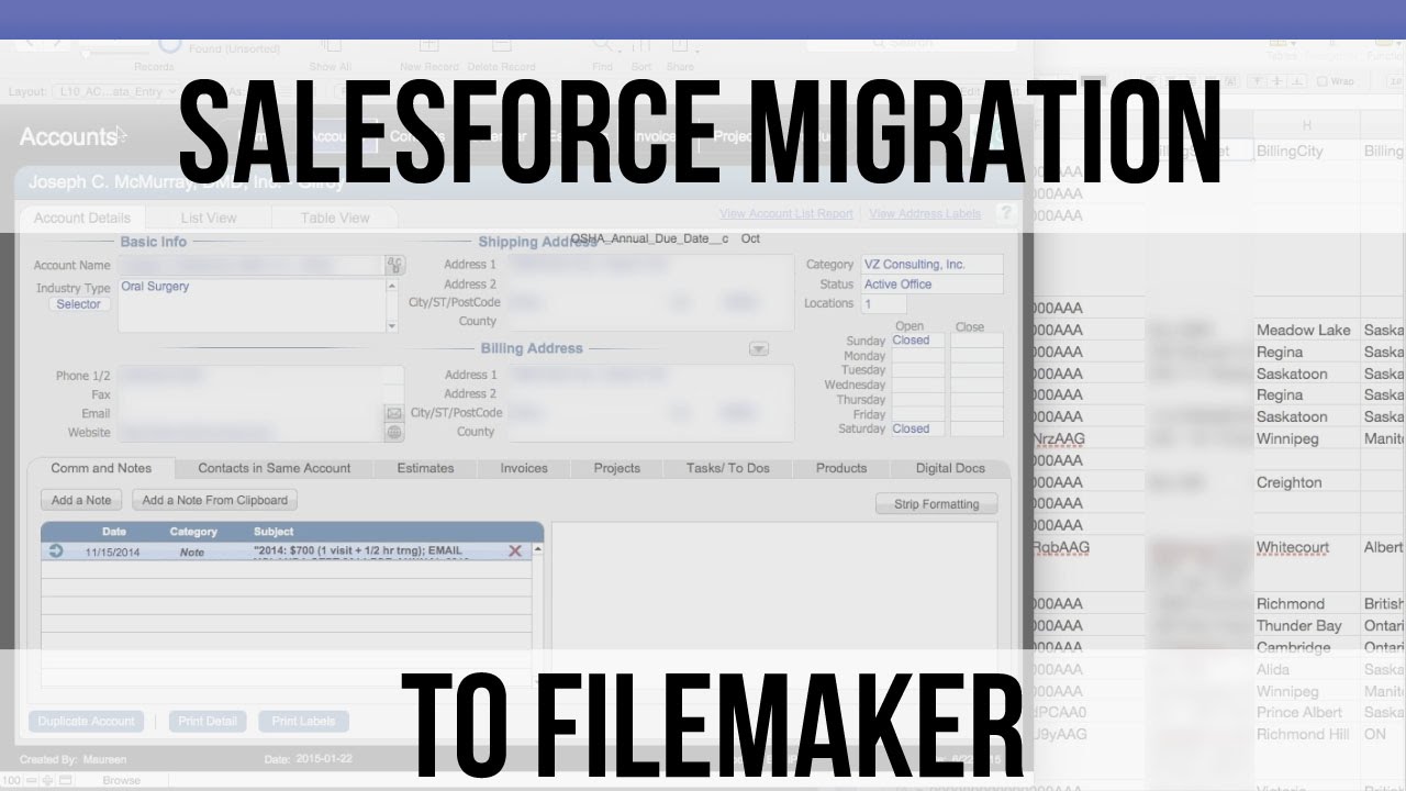 SalesForce Migration to FileMaker - FileMakerProGurus