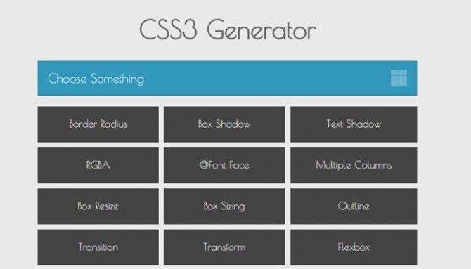 Top Free CSS3 Code Generators - FileMakerProGurus