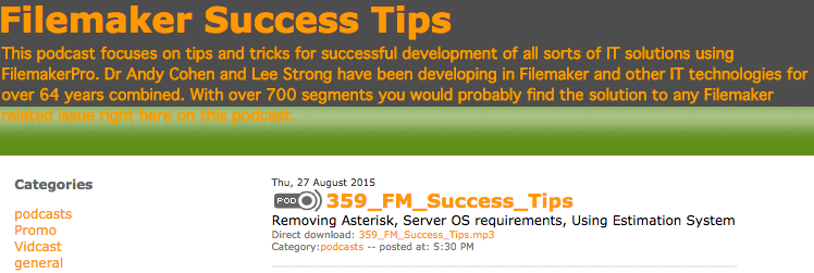 Filemaker Success Tips 359 - FileMakerProGurus
