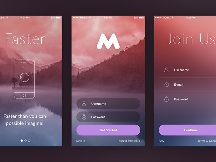 50 Modern Sign-Up & Login Form UI Designs - FileMakerProGurus