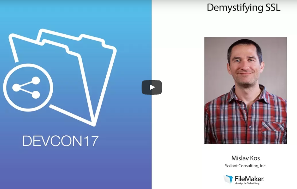 Demystifying Ssl And Filemaker Mislav Kos Filemakerprogurus